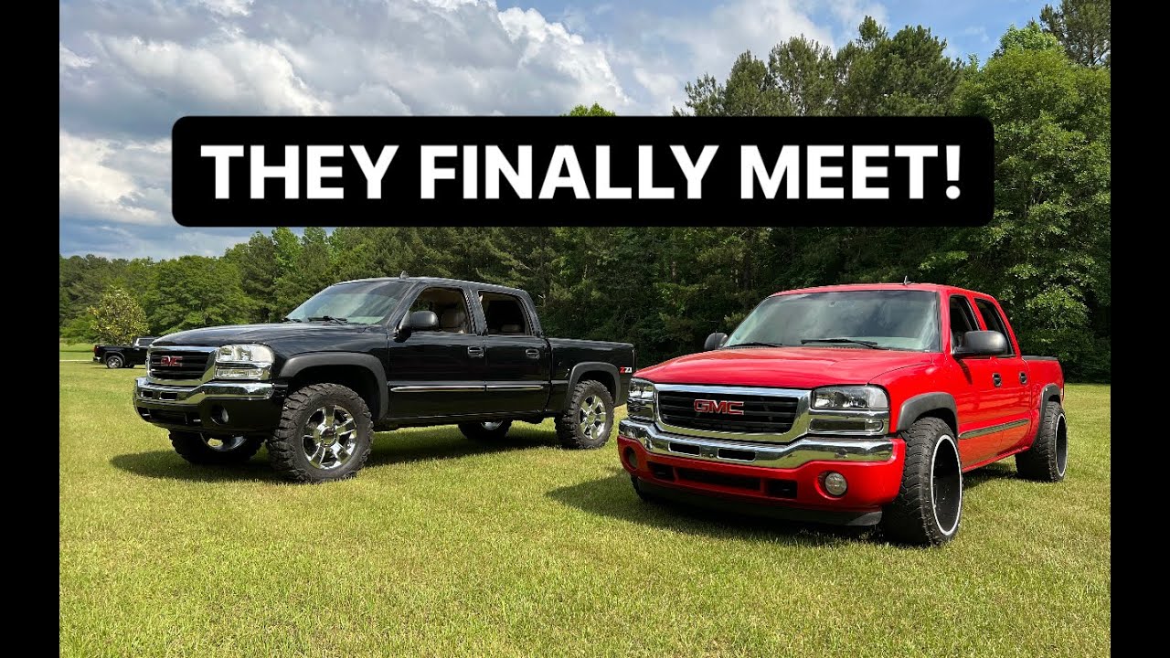 LEVELED VS LOWERED ROUND BODY SIERRA'S - YouTube