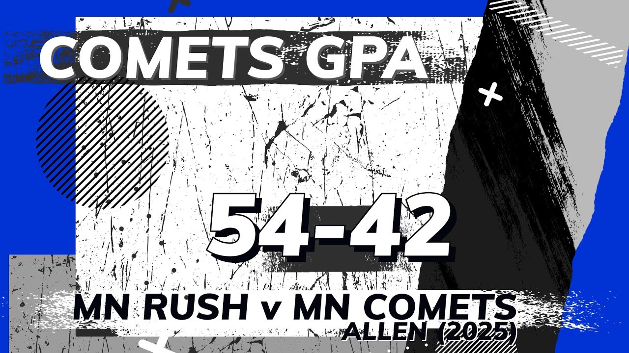 GAME HIGHLIGHTS MN Rush 2024 v MN Comets Allen 2025 at GPA JUNE 2023 ...