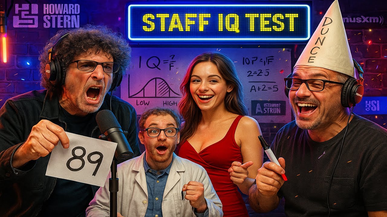 Howard Stern Tests Staff IQ — Shocking Results Spark Studio Chaos | The ...
