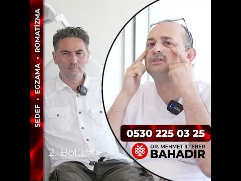 Kronik egzama (atopik dermatid) hastası Yılma Bey'in Dr Mehmet İlteber Bahadır ile kontrol muayenesi