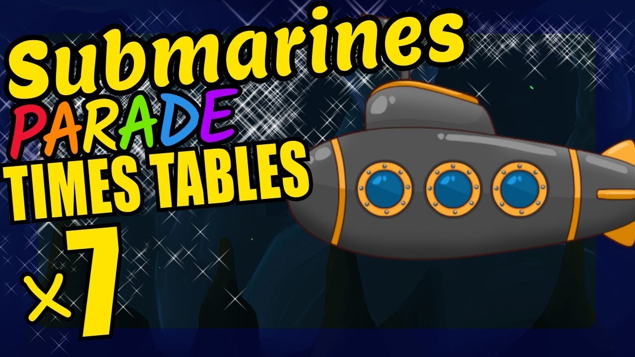 Submarines Teaching Multiplication Times Tables x7 Educational Math ...