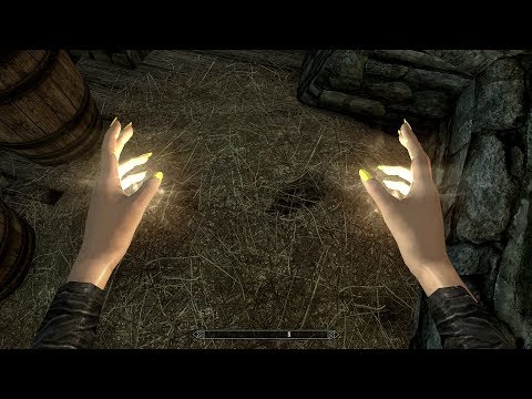 SKYRIM SPECIAL EDITION MODS KAW CLAWS - COLORED LONG NAILS - YouTube