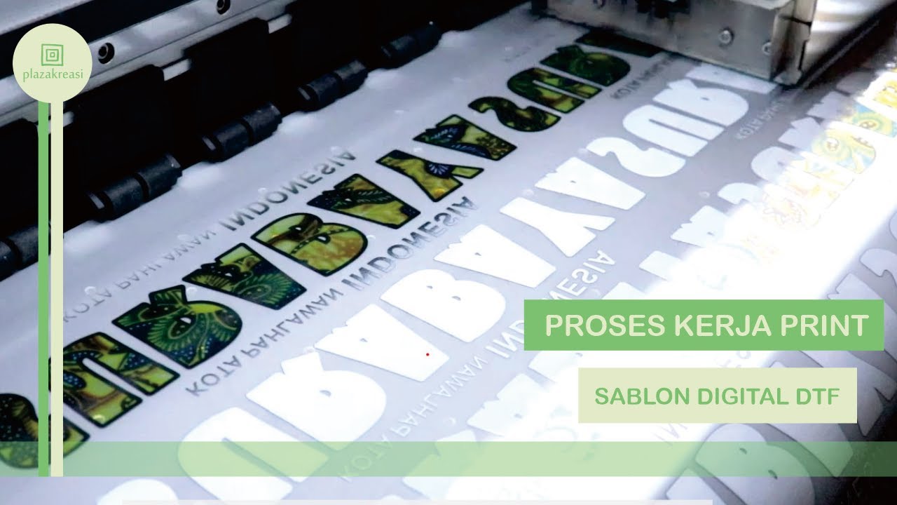 Proses Kerja Print Sablon Digital DTF - YouTube