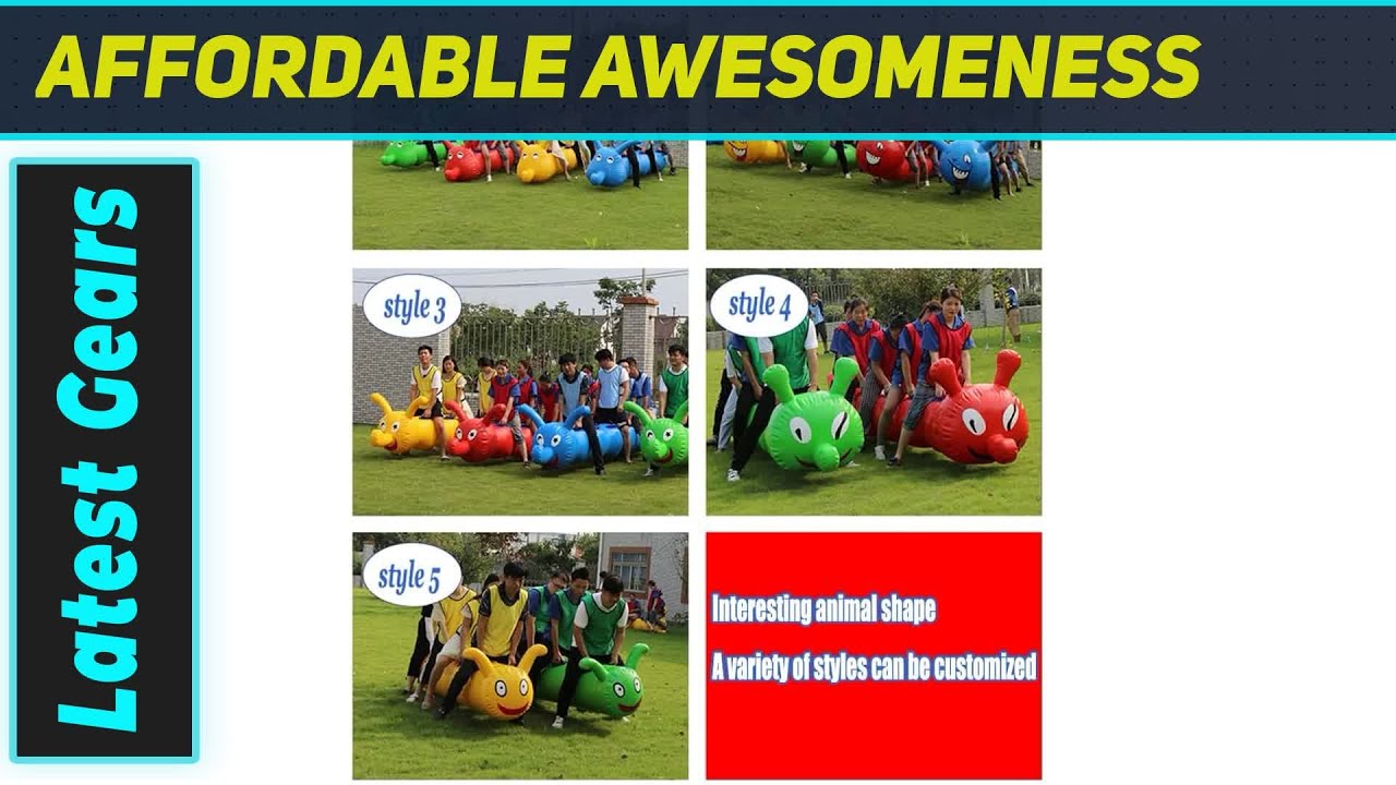 Team Building Games Kids Teamwork Outdoor: The Amazing Inflatable ...