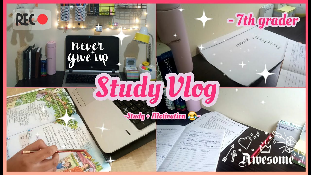 Study Vlog📚| *Productive* study vlog📖 | 7th Grader👩 | Sreya Lekshmi ...