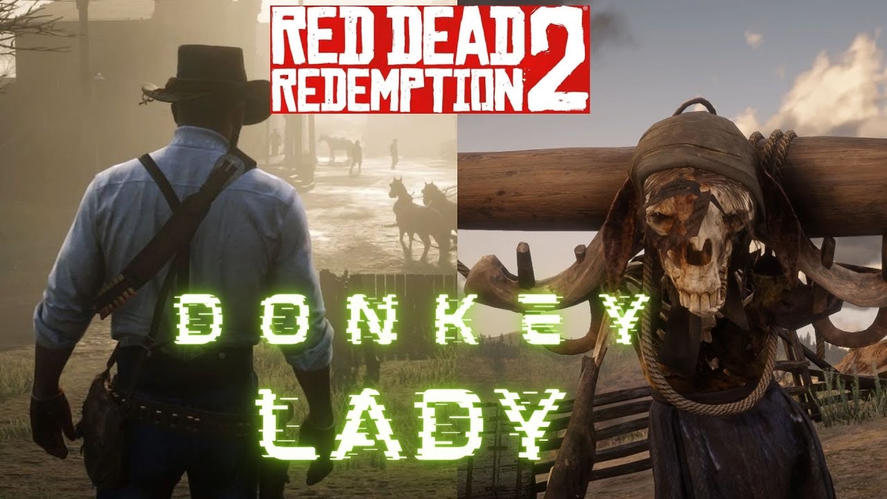Red Dead Redemption 2 Donkey Lady - YouTube