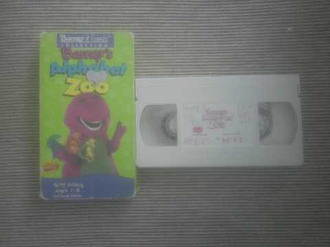 Barney's Alphabet Zoo (1993) - 1994 VHS (Microsoft Actimates 1997/1999 Reprint) Full Video (True HQ)