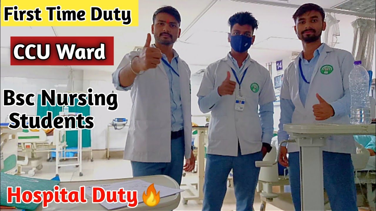 Bsc Nursing Students First Time Hospital Duty in CCU Ward || Kartik Roy ...