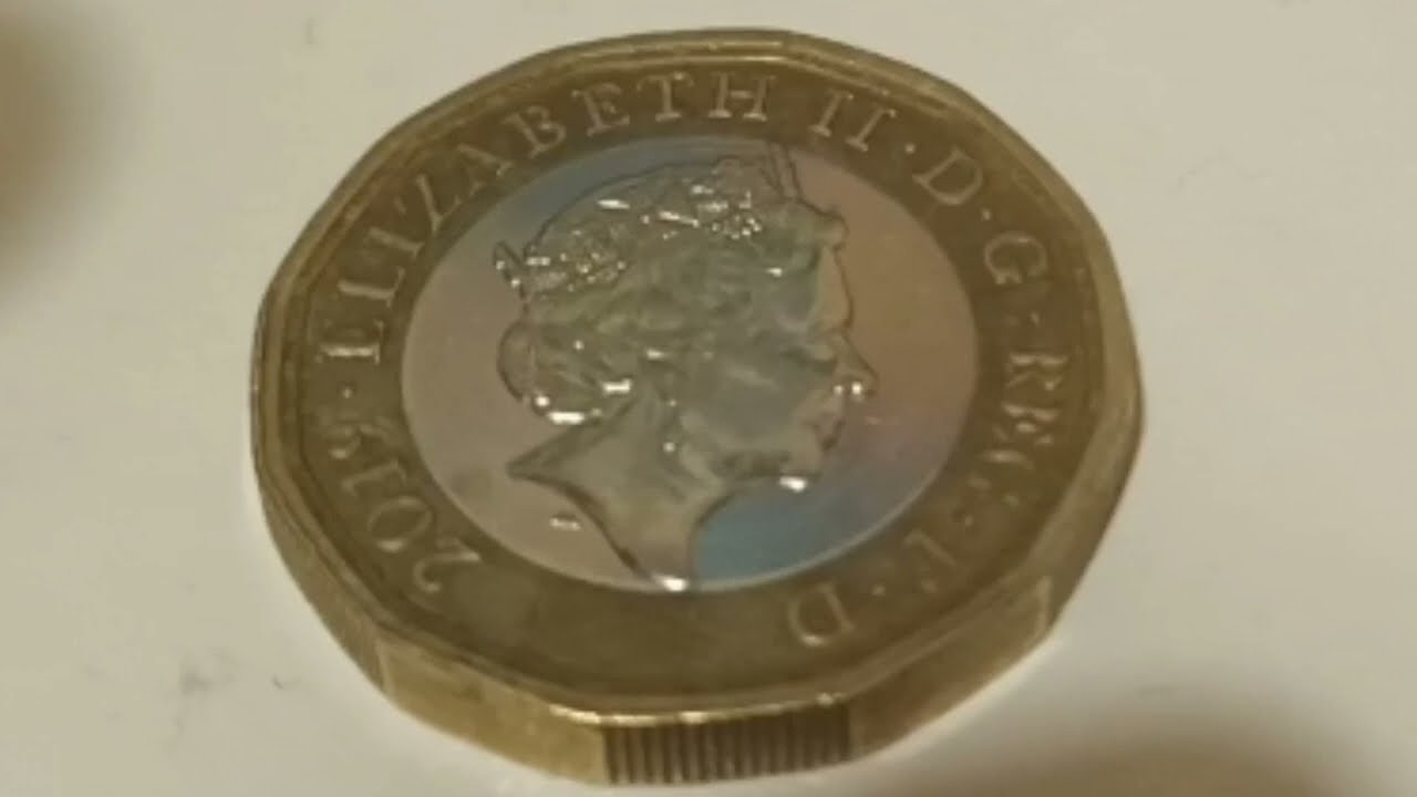 2019 one pound english coin - YouTube