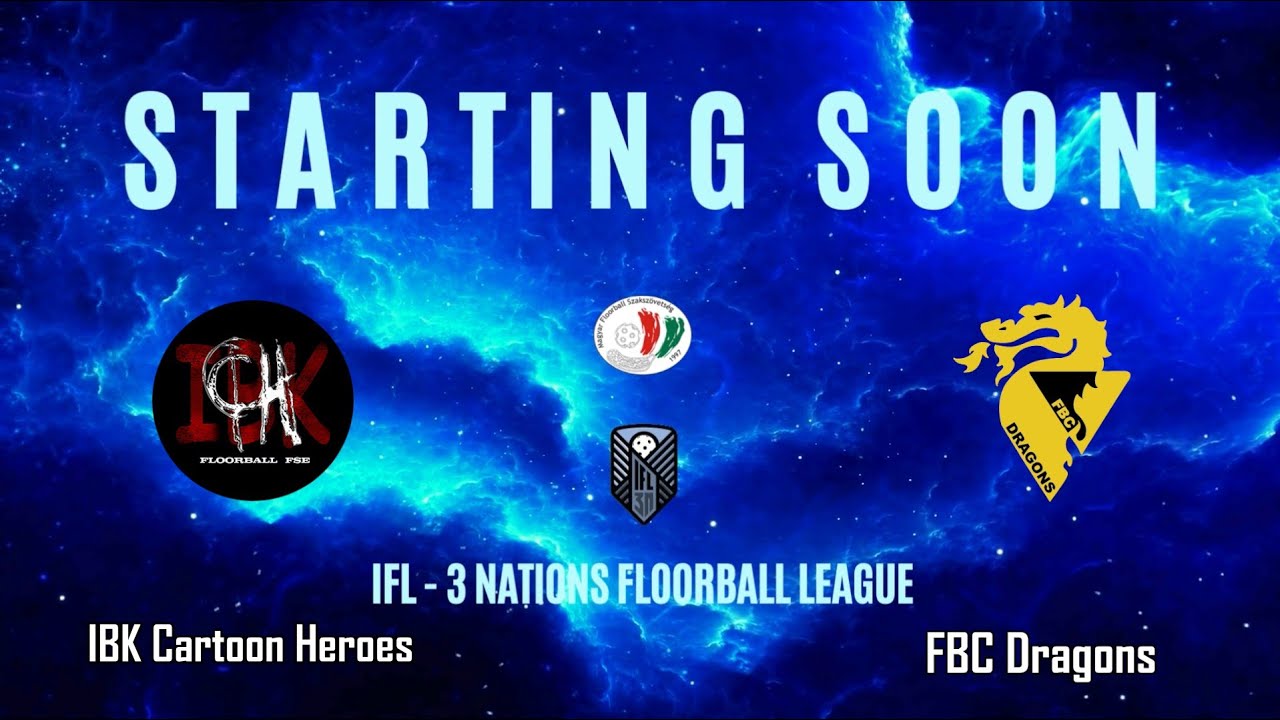 IBK Cartoon Heroes - FBC Dragons || 24/25 IFL 3 Nations Floorball ...