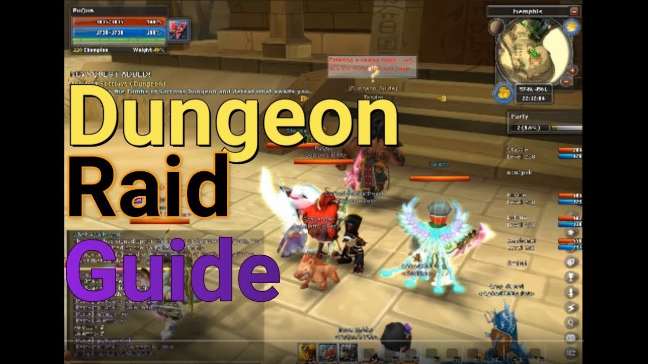 AruaRose Online - Dungeon Raid Guide - YouTube