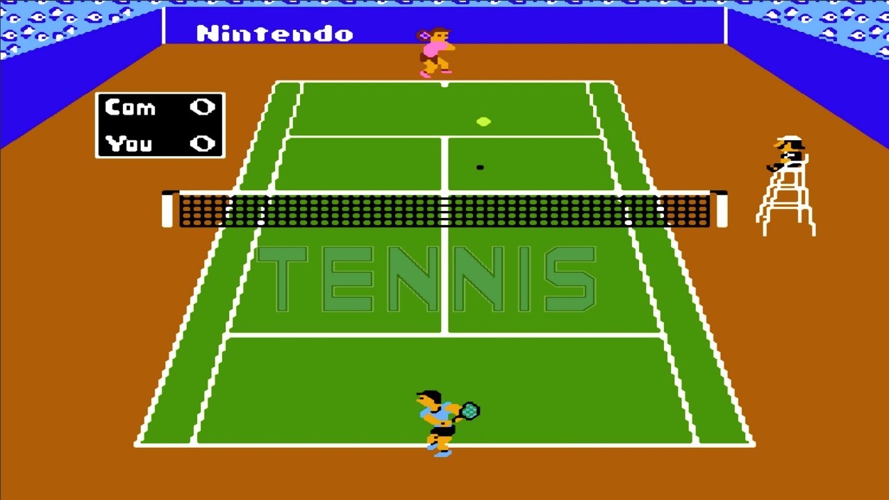 Tennis (1984) PC Gameplay | NES Games | Old Games - YouTube