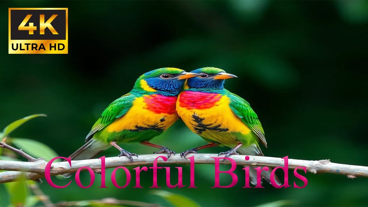 The Most Colorful Birds You'll Ever See In 4K - YouTube