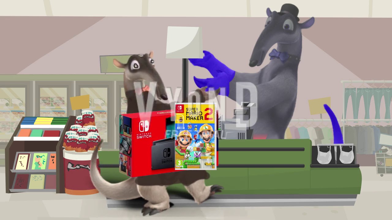 Charlie The Anteater Jr. Behaves At Walmart/Ungrounded - YouTube