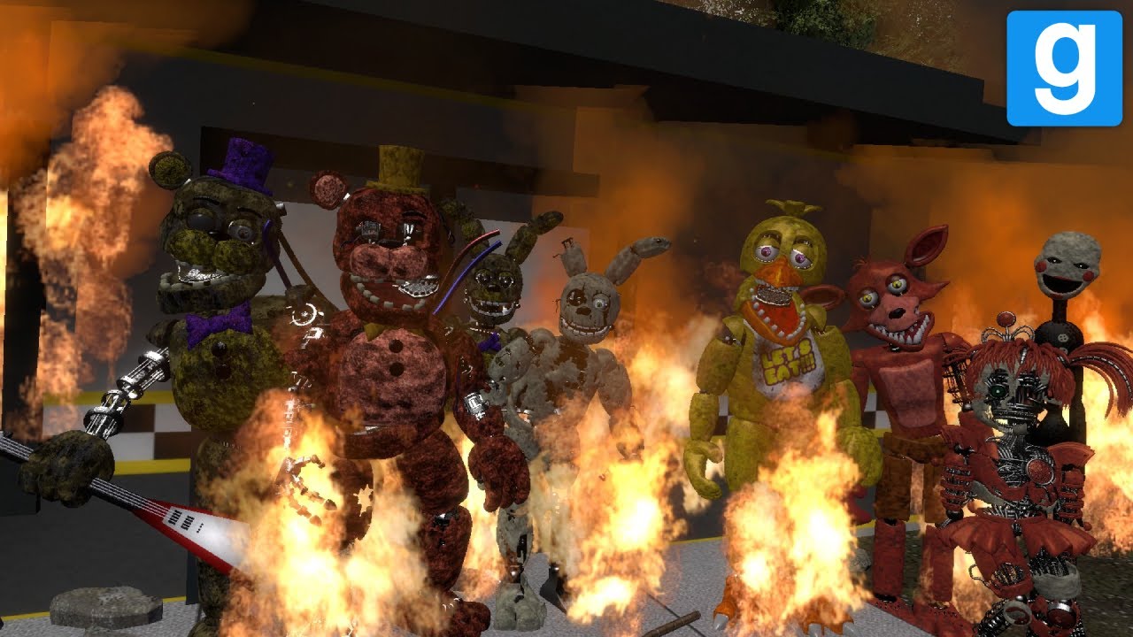 | Gmod FNAF | Back in the 50's | burned to ash - YouTube