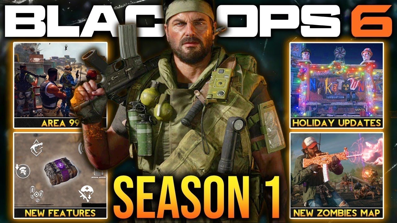 🔴BLACK OPS 6 SEASON 1 IS HERE! - NEW MULTIPLAYER MAPS + WEAPONS + AREA ...