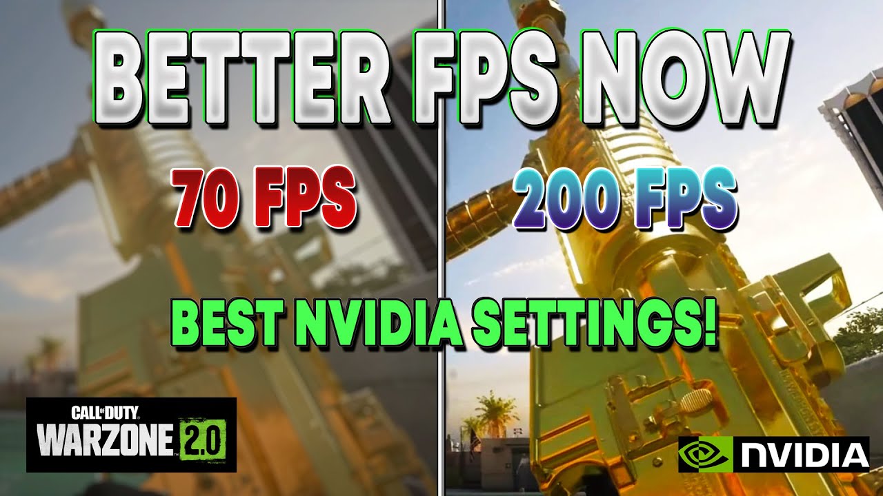 NVIDIA CONTROL PANEL - Best Warzone 2 Settings for FPS & LOW SYSTEM ...