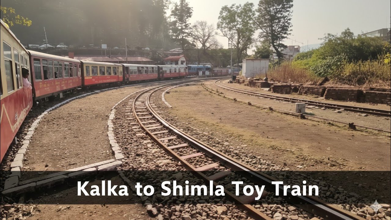 52453 || Kalka to Shimla|| Toy train journey|| Unesco Heritage - YouTube