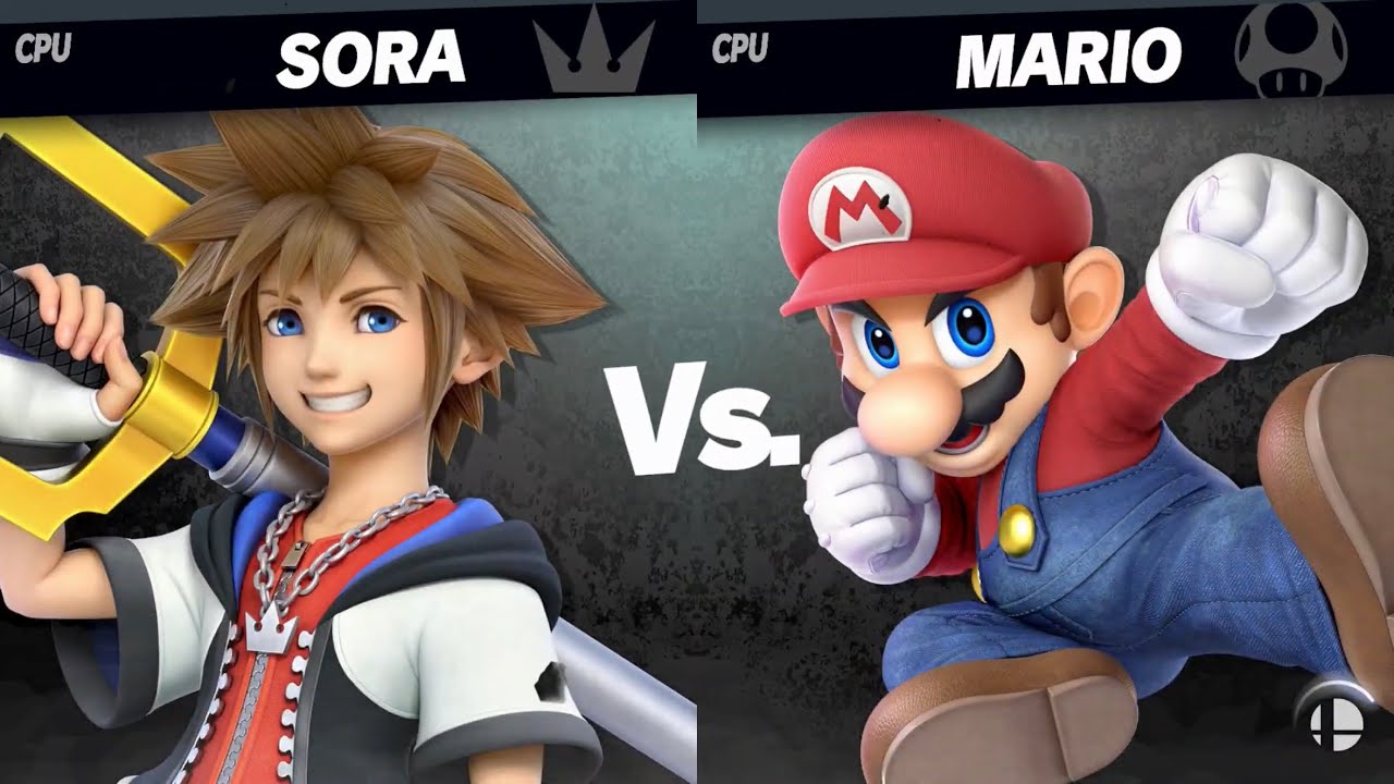 Super Smash Bros. Ultimate - Sora vs Mario - YouTube