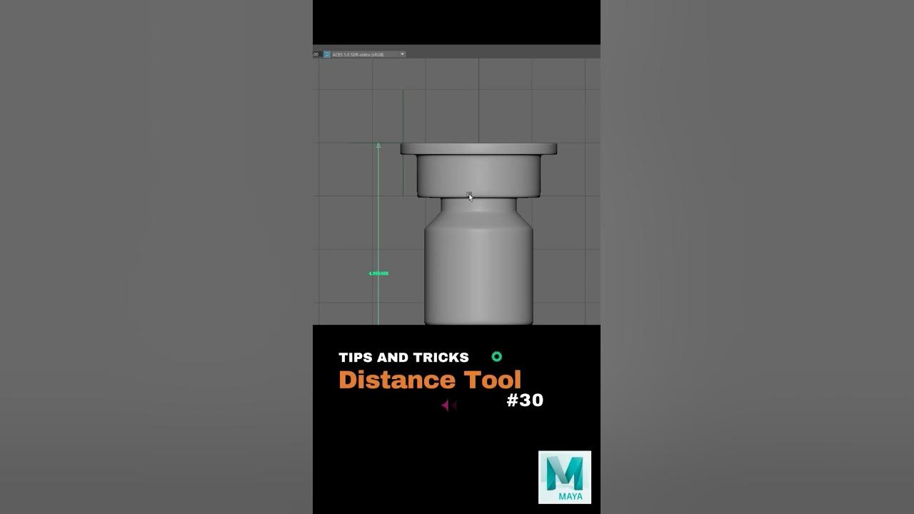 How to Use the Distance Tool in Maya! Measure Accurately in Seconds! #shorts #howto #tutorial ...