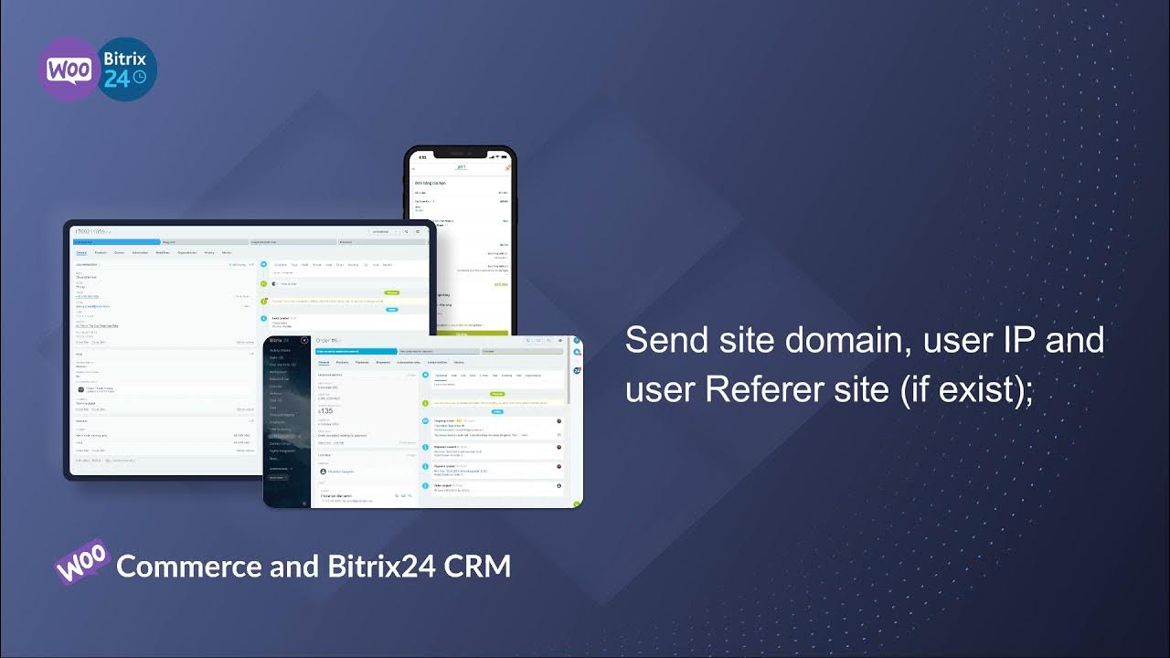 Woocommerce to bitrix24 integration - YouTube
