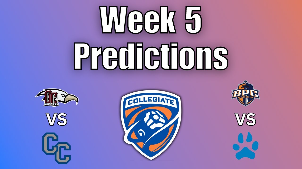 Nearing The End. #CRL Week 5 Predictions - YouTube