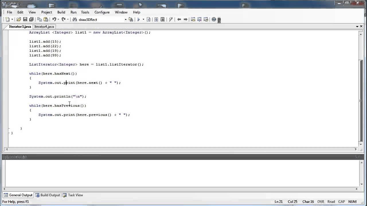 Iterator Part 4: ListIterator (Java) - YouTube