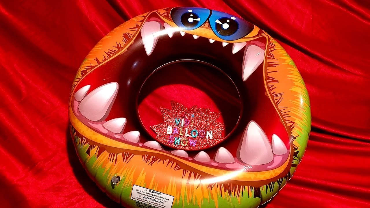 INFLATABLE MONSTER RING INFLATION!!!! - YouTube