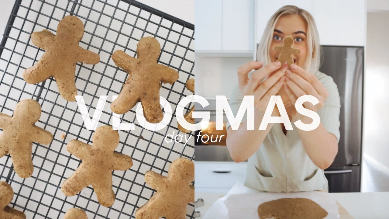 Gingerbread Cookies Movie Night Vlogmas Youtube