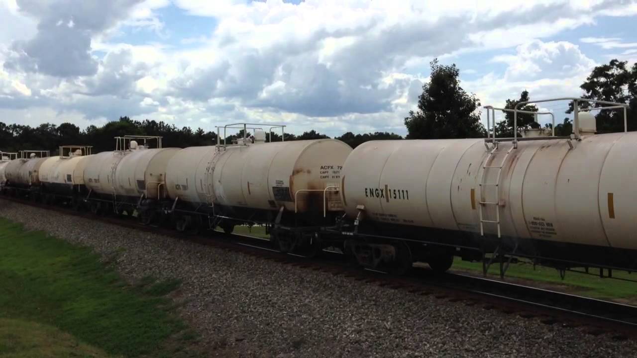 Freight train coming my way - YouTube