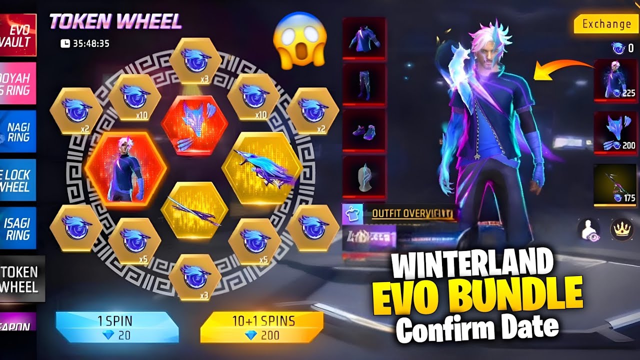 New Evo Bundle Confirm Date 🤯🥳 | Aurora Shade Bundle Ff | Next ...