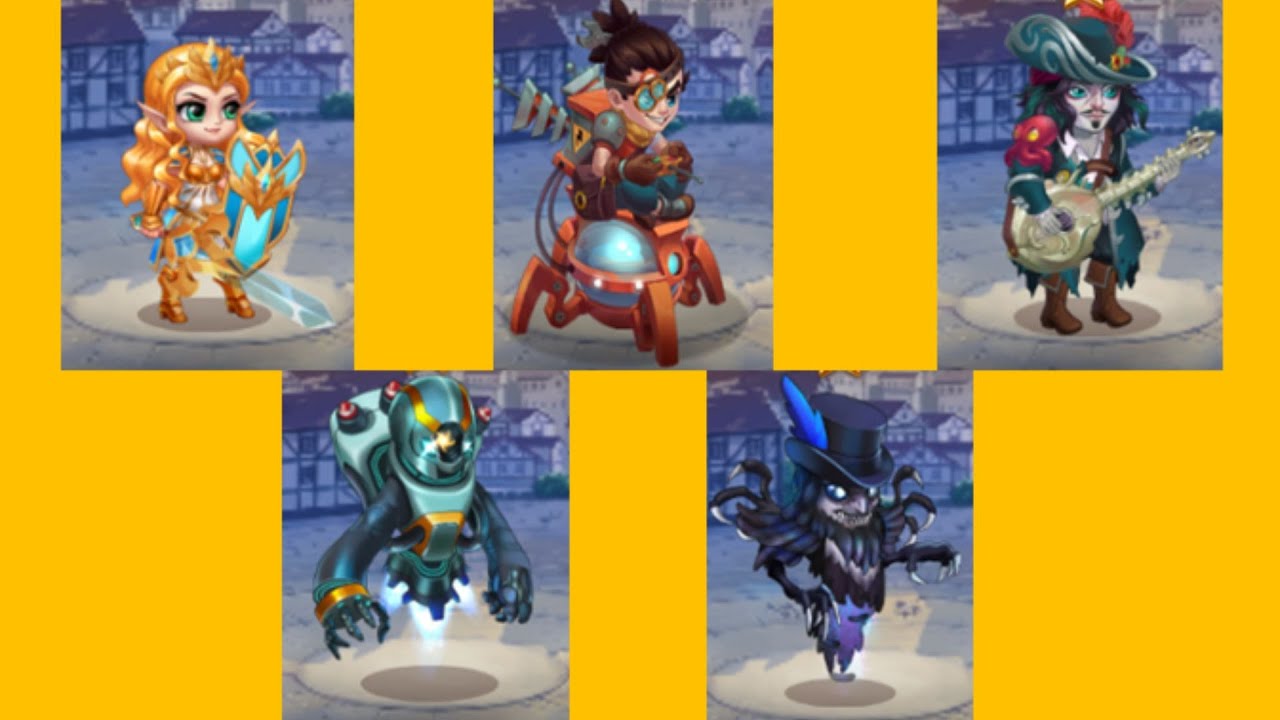 53 Hero wars Defenders Aurora, Isaac, Sebastian, Orion, Phobos - YouTube