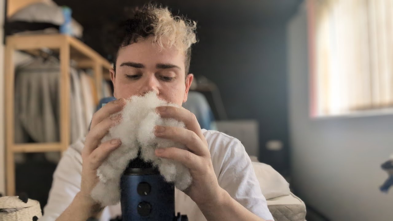 mic brushing, fast and aggressive tapping, ramble and mouth sounds asmr ...