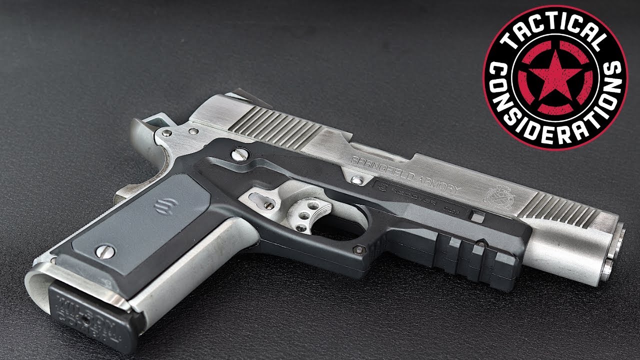 My First 1911 Springfield Champion Loaded Stainless 45 - YouTube