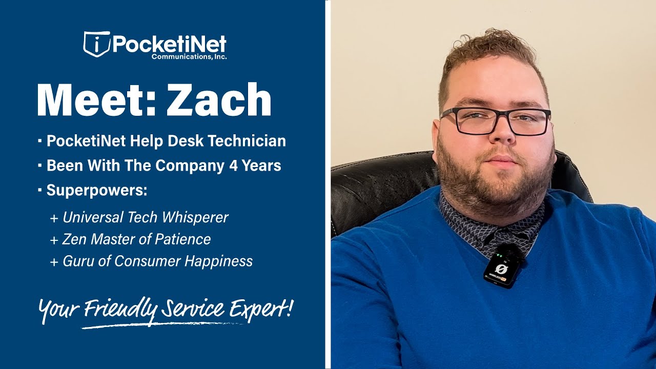 Meet Zach - Your PocketiNet Help Desk Technician - YouTube