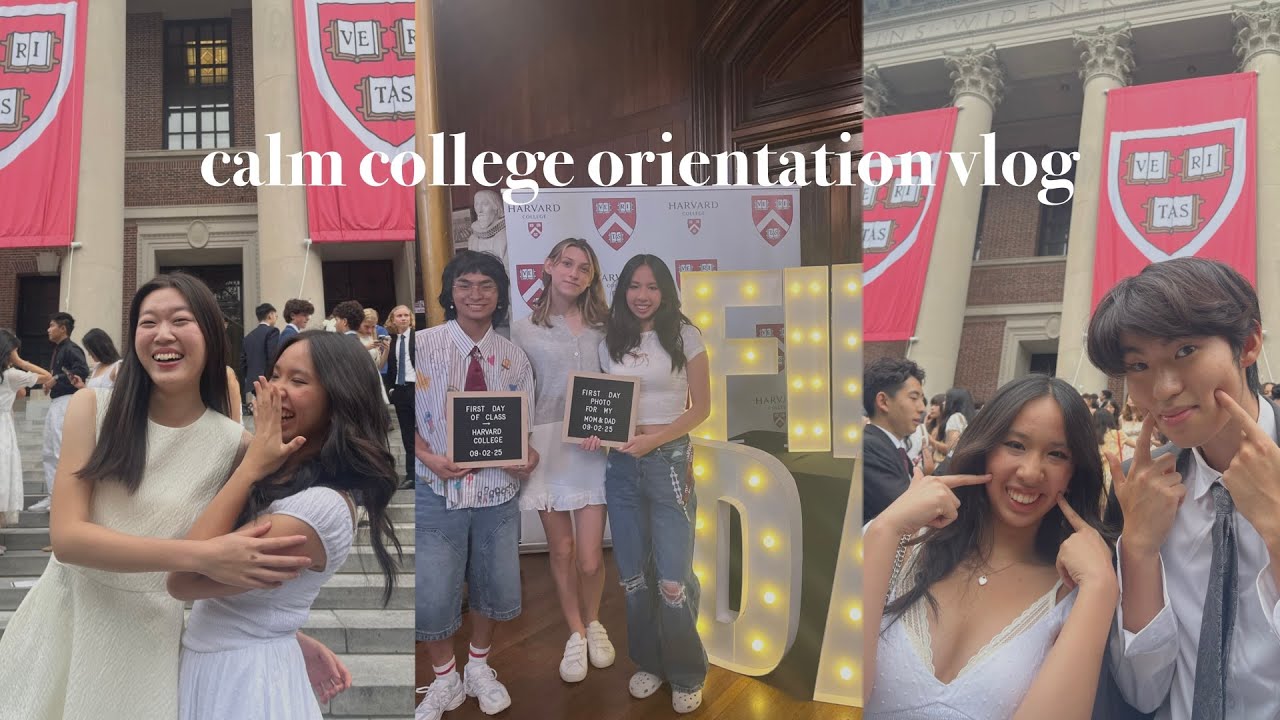 calm harvard orientation vlog - YouTube