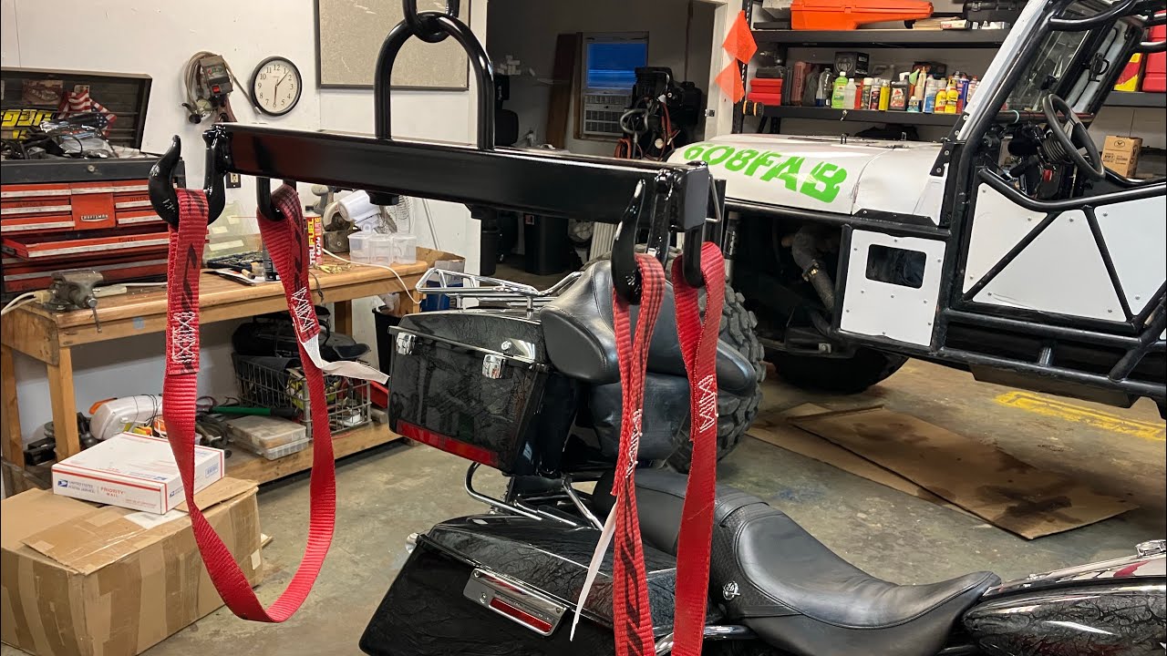 Making a spreader bar for a gantry hoist - YouTube