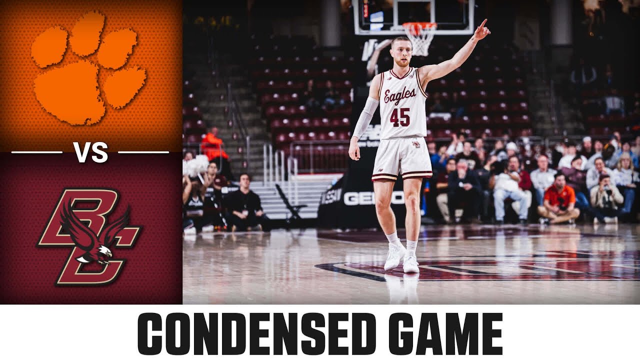 Clemson vs. Boston College Condensed Game | 2022-23 ACC Men’s ...