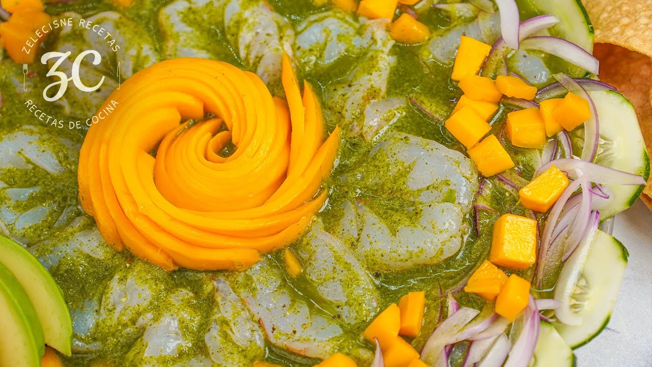 Aguachile de Camaron 🦐 | Aguachile Verde (o Serrano) con un dulce ...