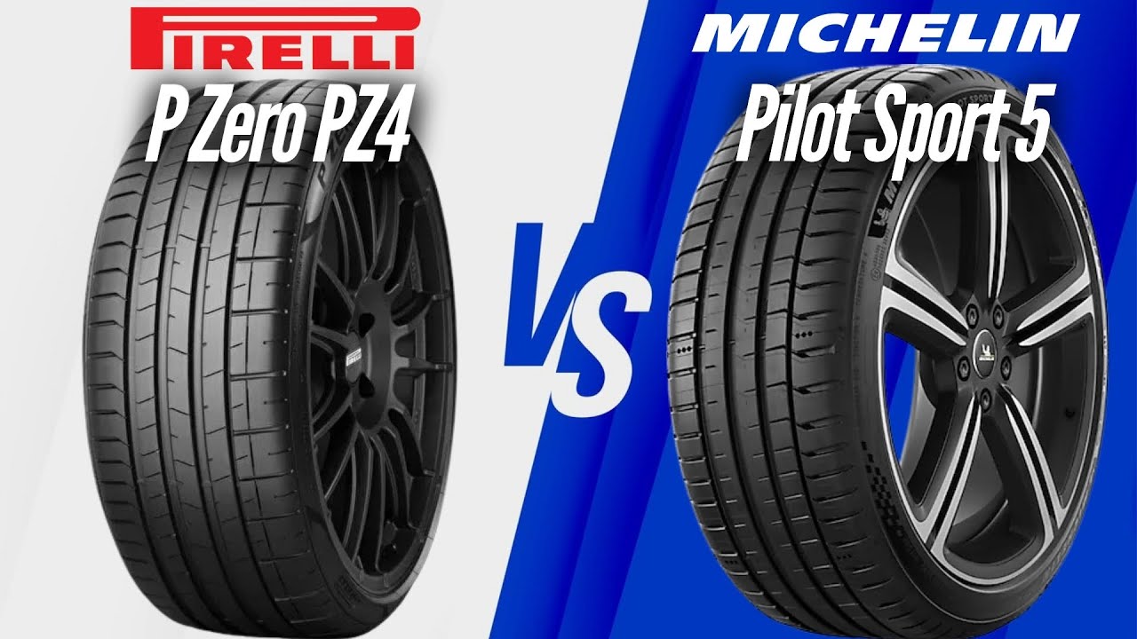 YOU WILL BE SURPRISED BY THE RESULT! Michelin Pilot Sport 5 vs Pirelli P Zero PZ4 - YouTube