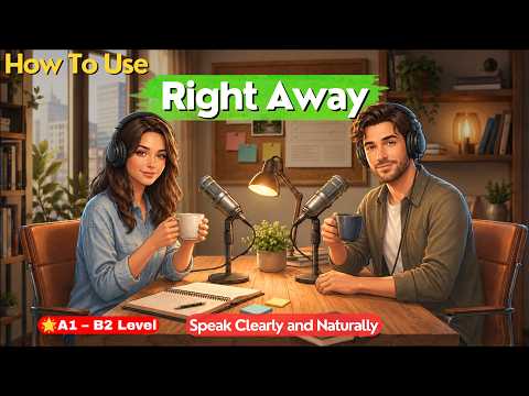 How Native Speakers REALLY Use “Right Away” in English | Speak Clearly and Naturally