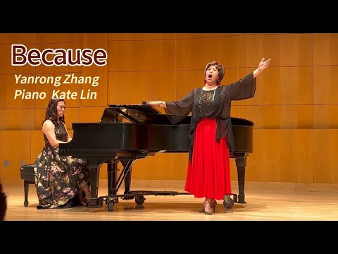 Because (Yanrong Zhang) Piano Kate Lin - YouTube