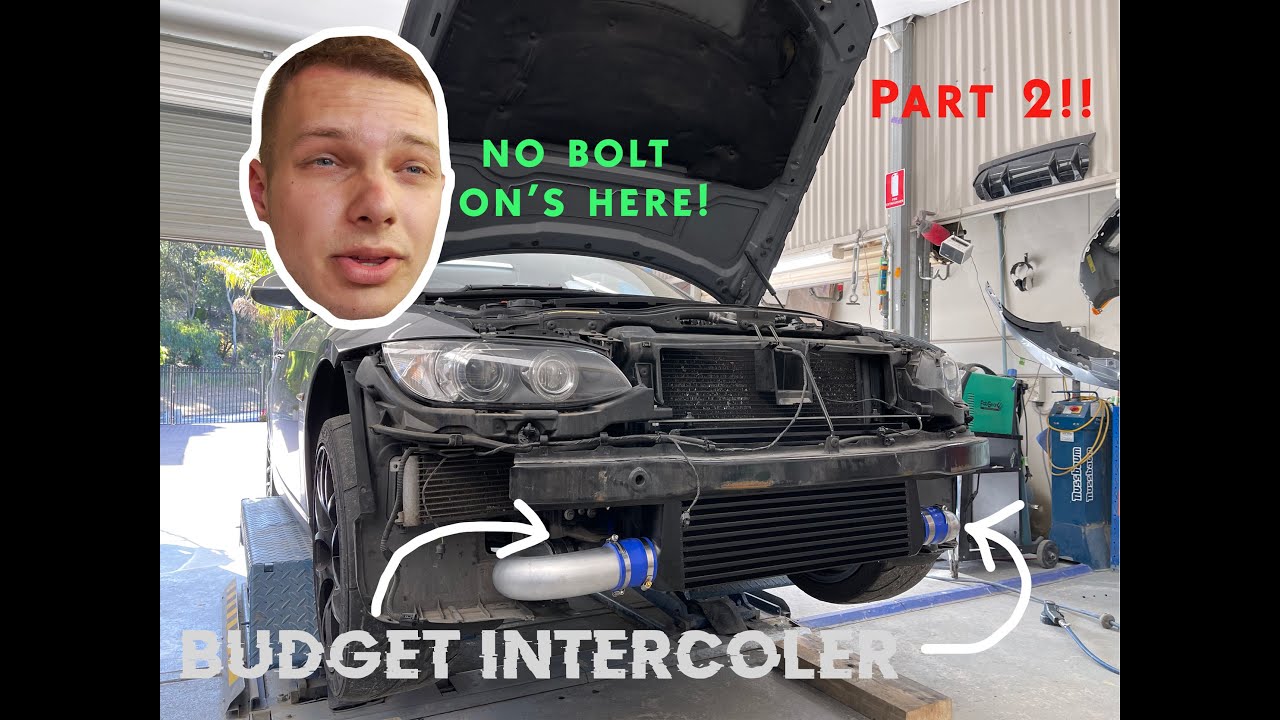 BUDGET INTERCOOLER UPGRADE | E92 N54 RHD - Part 2 - YouTube