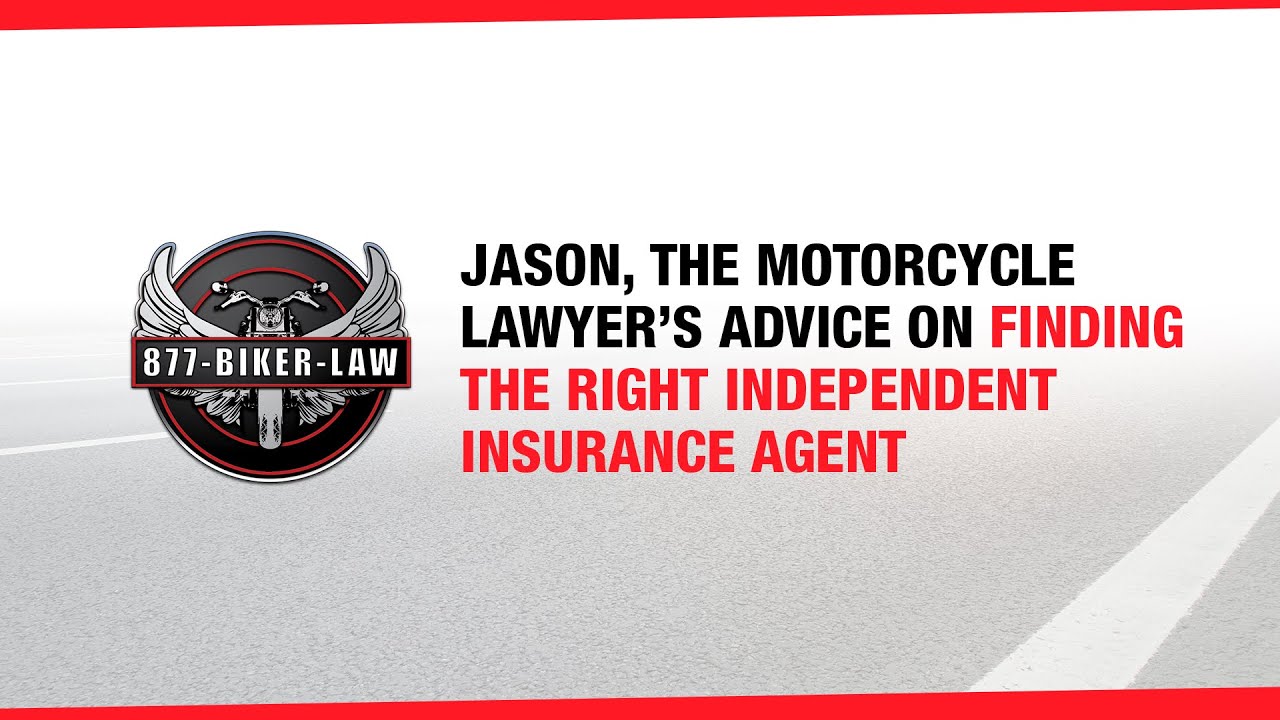 Jason, The Motorcycle Lawyer's Advice On Finding The Right Independent ...