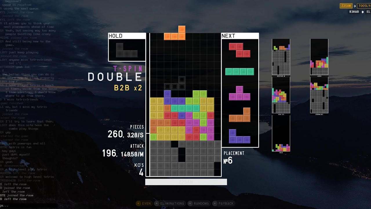 [TETR.IO] Quick Play #1 - 262 lines sent (7-6-2020) - YouTube