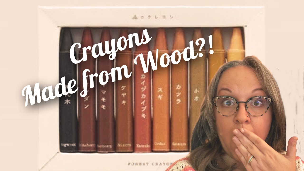 Made from real wood!? Live Unboxing: Playfool Forest Crayons! 🌲🖍️ - YouTube