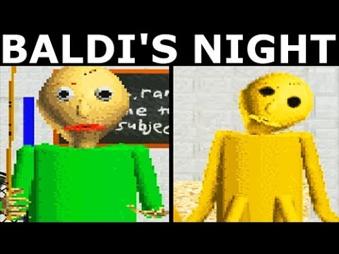 Five Nights at Baldi's - Custom Night 2: Baldi's Night (Normal Mode ...