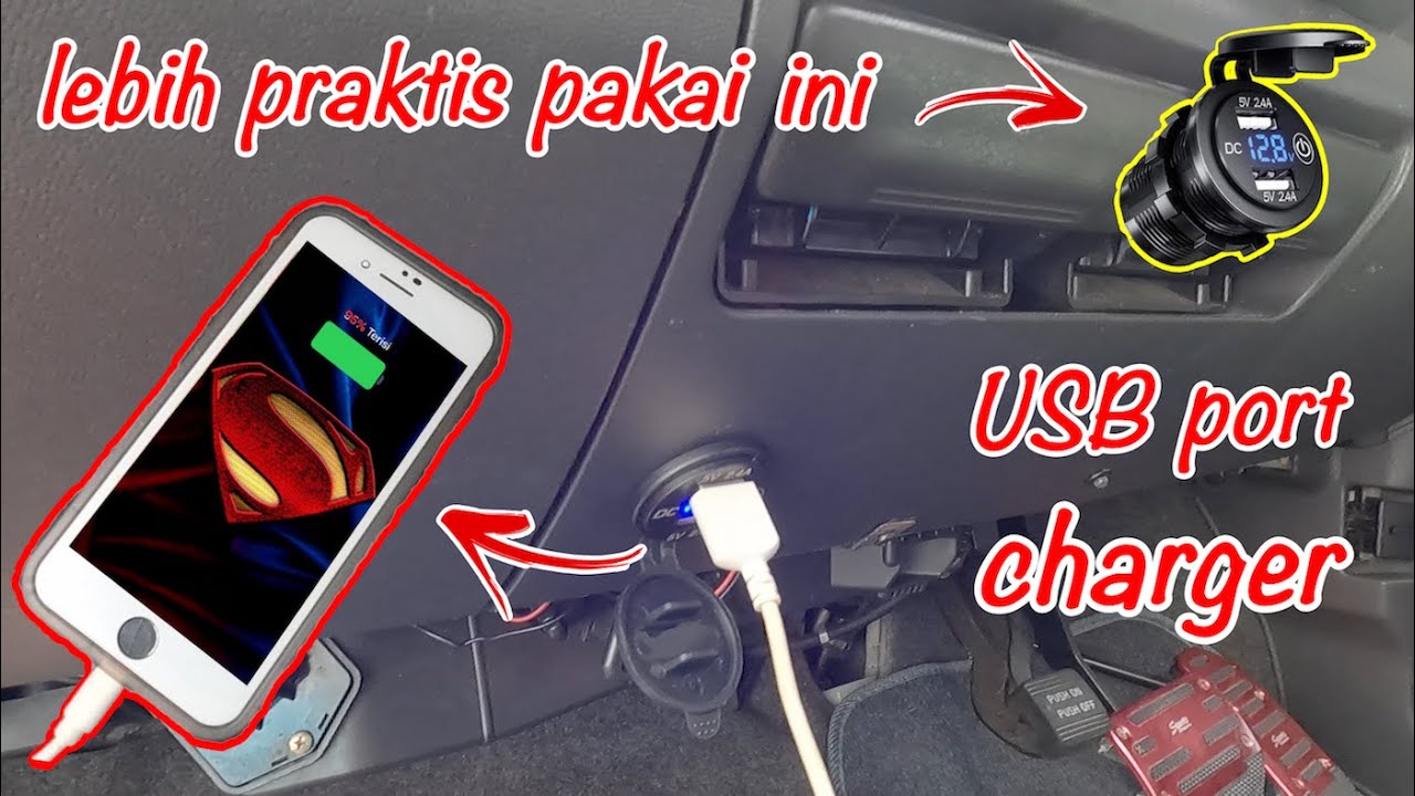 Cara Pasang USB Charger Di mobil,Gampang dan Murah | Nochee1000 - YouTube