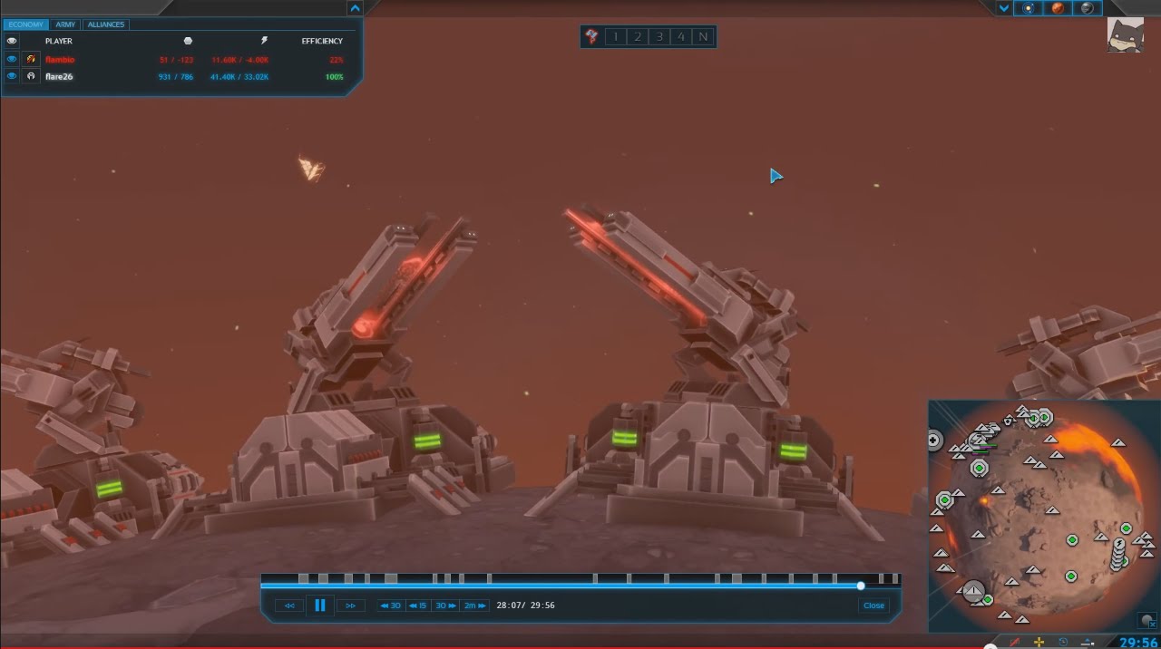Unit CANNON Update! Planetary Annihilation 1v1 Ranked - YouTube