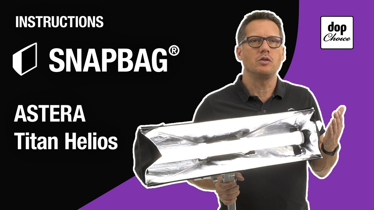How to mount the SNAPBAG® onto ASTERA Titan or Helios Tube - YouTube